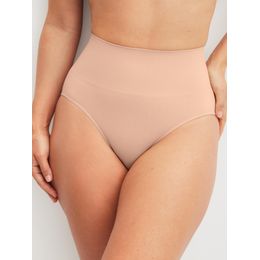 Taillenslip Calida "Seamless Shape", Damen, Gr. S (40/42), rose teint, Single Jersey, Obermaterial: 85% Polyamid, 15% Elasthan, k&ouml;rpernah, Unterhosen Taillenslip, mit leichtem Shape-Effekt