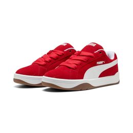 Sneaker Puma "PARK LIFESTYLE EASY SD", Herren, Gr. 42,5, for all time rot, Puma wei&szlig;, Leder, Schuhe Sneaker