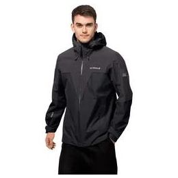 Jack Wolfskin Wanderjacke DNA Rhapsody mit Systemreissverschluss - wasserdicht, winddicht, PFC-frei - phantomgrau Herren