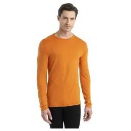 Icebreaker Unterw&auml;sche Thermo-Langarmshirt 260 Tech Crewe - Merinowolle, enganliegend - gelb Herren