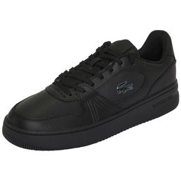 Sneaker Lacoste "Lacoste L001", Herren, Gr. 44, blk, blk, Leder, Schuhe Sneaker