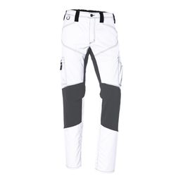K&Uuml;BLER WORKWEAR Stretchhose ACTIVIQ wei&szlig;/anthrazit Form 2850 Gr&ouml;&szlig;e 118 ; K&uuml;bler Workwear (2850 5231-1097-118)
