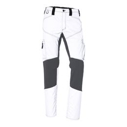 K&Uuml;BLER WORKWEAR Stretchhose ACTIVIQ wei&szlig;/anthrazit Form 2850 Gr&ouml;&szlig;e 26 ; K&uuml;bler Workwear (2850 5231-1097-26)