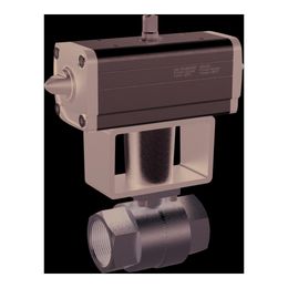 Riegler Edelstahl-KH, pneum. Stellantrieb nach NAMUR, doppeltw., Rp 1 (351.512-1)