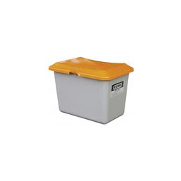 CEMO Streugutbeh&auml;lter Plus3 200 Liter ohne Entnahme grau/orange aus Kunststoff , 10565)