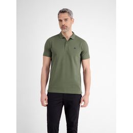 Poloshirt Lerros, Herren, Gr. XL, nordic olive, Single Jersey, Obermaterial: 100% Baumwolle, unifarben, regular fit taillenbedeckt, ohne Ausschnitt, Shirts Poloshirt, mit Logo Stickerei