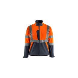 Mascot Softshelljacke Kiama hi-vis orange/schwarzblau Gr&ouml;&szlig;e 2XL (15902-253-14010-2XL)