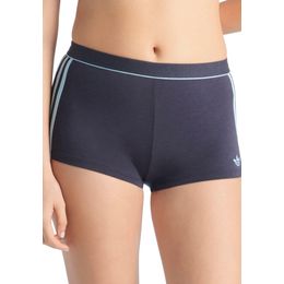 Panty adidas originals "Comfort Flex Cotton", Damen, Gr. XXL, 814, blau, Obermaterial: 62% Baumwolle, 26% Lyocell, 12% Elasthan, bedruckt, unifarben, eng, Unterhosen Panty, leicht, weich, Baumwollmix, atmungsaktiv