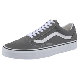 Sneaker Vans "Old Skool", Herren, Gr. 39, grau, Leder, Textil, kontrastfarbene Details, Schuhe Sneaker, aus textilem Canvas-Material
