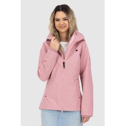alife and kickin Softshelljacke ALIFE & KICKIN "KANAAKA", Damen, Gr. L, blush, Web, Obermaterial: 100% Polyester, unifarben, normal, Jacken Softshelljacke