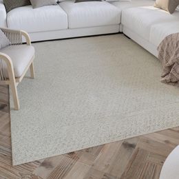 Wollteppich Wecon Home "Hamptons THIRTYFIVE", beige (creme wei&szlig;), B:70cm H:15mm L:140cm, Schurwolle, Teppiche, Wollteppich, L&auml;ufer, Schurwolle, Kurzflor, Wohn- & Schlafzimmer, strukturiert