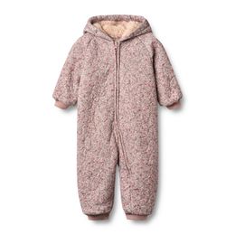 Schneeoverall Wheat "Thermo Suit Krammo", Jungen, Gr. 80, N-Gr, soft lavender flowers, Web, Obermaterial: 100% Polyester, gebl&uuml;mt, figurbetont kn&ouml;chellang, Overalls Schneeoverall, wasserdicht, mit Reflektoren