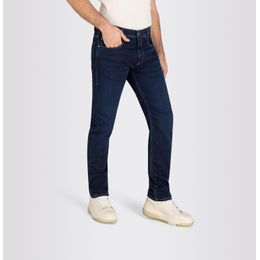 Tapered-fit-Jeans MAC "Jog&acute;n Jeans", Herren, Gr. 33, L&auml;nge 30, blau (dunkelblau authentic used), Denim/Jeans, Obermaterial: 90% Baumwolle, 8% Polyester, 2% Elasthan, unifarben, regular fit lang, Jeans Tapered-fit-Jeans, im Five-Pocket Style