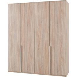 Kleiderschrank wimex "New York", braun (struktureichefarben hell), B:180cm H:208cm T:58cm, Schr&auml;nke, Kleiderschrank, in vielen Breiten, 208 oder 236cm hoch