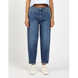 High-waist-Jeans Gang "94IVY", Damen, Gr. 32, N-Gr, summer vintage, Denim/Jeans, Obermaterial: 88% Baumwolle, 9% Elastomultiester, 3% Lyocell, regular fit kn&ouml;chelfrei, Jeans High-waist-Jeans, mit hohem Stretch-Anteil, O-Shape, Topseller