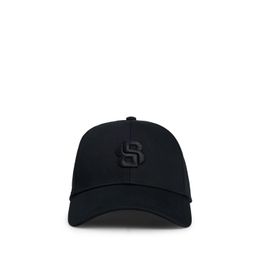 Baseball Cap BOSS "Zed-B-Icon", Damen, schwarz 002, Twill, Baumwolle, unifarben, Caps Baseball Cap, mit Double-B-Monogramm, Unisex