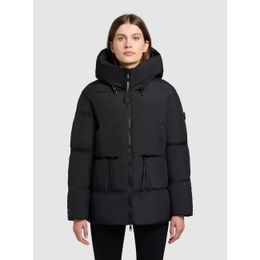 Steppjacke Khujo "ELLIS", Damen, Gr. XXL (44), schwarz, Steppware, Obermaterial: 100% Polyester. Futter: 100% Nylon. Wattierung: 100% Polyester, unifarben, h&uuml;ftbedeckend, Jacken Steppjacke