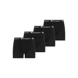 Boxershorts Champion "4 pk Boxer", Herren, Gr. L, 4 Stk., nbk, nbk, nbk, nbk, ns, Obermaterial: 95% Baumwolle, 5% Elasthan, Unterhosen Boxershorts, sportlicher Stil, bequeme Passform, f&uuml;r Erwachsene