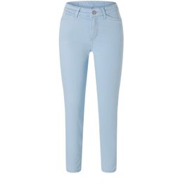7/8-Jeans MAC "Dream Summer", Damen, Gr. 46, L&auml;nge 26, heaven blau ppt, Denim/Jeans, Obermaterial: 75% Baumwolle, 12% Modal, 9% Polyester, 4% Elasthan, figurbetont kn&ouml;chelfrei, Jeans 7/8-Jeans, verk&uuml;rzt mit Schlitz am Saum
