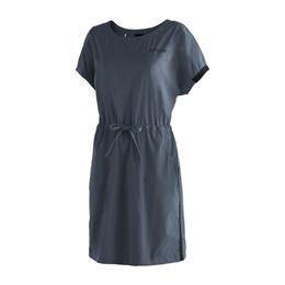 Midikleid Maier Sports "Fortunit Dress 2", Damen, Gr. 40, Normalgr&ouml;&szlig;en, blau (graublau), 100% Polyester, Kleider Midikleid, Damen Kleid, sportliches Outdoorkleid, atmungsaktiv wasserabweisend