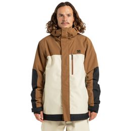 Snowboardjacke DC Shoes "Defiant 10K", Herren, Gr. S, oatmeal, Obermaterial: 100% Microfaser;, Jacken Snowboardjacke