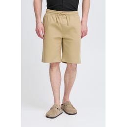 Shorts Blend "BHMARCO REG PULL ON SHORTS", Herren, Gr. XXL, N-Gr, cornstalk, Web, Obermaterial: 98% Baumwolle, 2% Elasthan, unifarben, regular fit, Hosen Shorts