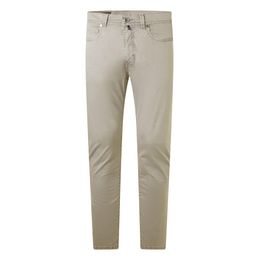 5-Pocket-Hose Pierre Cardin "PC-Lyon", Herren, Gr. 40, L&auml;nge 30, braun (braun rice), Web, Obermaterial: 97% Baumwolle, 3% Elasthan, unifarben, slim fit lang, Hosen 5-Pocket-Hose