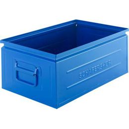 Sch&auml;fer Shop Sch&auml;fer Shop Select Stapelbox, 29,5 l, 50 kg, L 527 x B 308 x H 200 mm, Stahl, RAL 5015 (himmelblau)