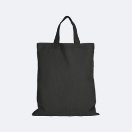 Apothekertasche TEXXILLA, 2 kurze Trageschlaufen, OEKO-TEX&reg; STANDARD 100, L 220 x B 260 mm, Baumwolle, schwarz