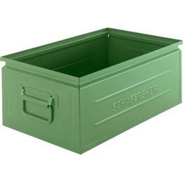 Sch&auml;fer Shop Sch&auml;fer Shop Select Stapelbox, 29,5 l, 50 kg, L 527 x B 308 x H 200 mm, Stahl, RAL 6011 (resadagr&uuml;n)