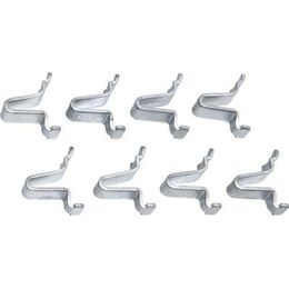 Bodentr&auml;ger f&uuml;r Sch&auml;fer Shop Select Materialschr&auml;nke Serie MS mit Rasterma&szlig; 25 mm, B 13 x T 28 x H 34 mm, Stahl verzinkt, 8 St&uuml;ck