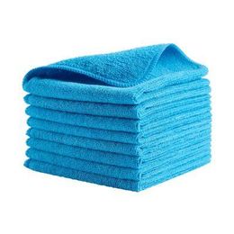 Rubbermaid&reg; Mikrofasertuch HYGEN R-40, universell einsetzbar, L 400 x B 400 mm, Mikrofaser/PCR, blau, 24 St&uuml;ck