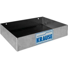 Krause Werkzeugablage f&uuml;r Handlauf &Oslash; 40 mm, klemmbar mit Fl&uuml;gelmuttern, rutschfeste Gummieinlage, 500x300 mm, bis 10 kg