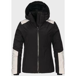 Sch&ouml;ffel Outdoorjacke SCH&Ouml;FFEL "Ski Jacket Style Zandwel WMS", Damen, Gr. 38, 9990, schwarz, Oberstoff: Aussenseite: 100% Polyester; (Membran: Polyurethan); Futter: 100% Polyester; Wattierung: 100% Polyester, regular fit, hoch geschlossener Ausschnitt, Jacken Outdoorjacke