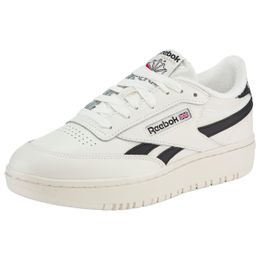 Sneaker Reebok CLASSIC "CLUB C DOUBLE REVENGE", Damen, Gr. 39, chalk, cschwarz, chalk, Synthetik, Textil, Schuhe Sneaker