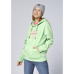 Kapuzensweatshirt Chiemsee, Damen, Gr. S (36), meadow, 88% Baumwolle, 12% Polyester, Sweatshirts Kapuzensweatshirt