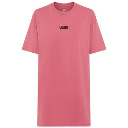 Jerseykleid Vans "WM CENTER VEE TEE DRESS MUSIC ACADE", Damen, Gr. S (36), N-Gr, wei&szlig;, neutral, Jersey, Obermaterial: 100% Baumwolle, Rundhals, Kleider Jerseykleid, mit Logostickerei