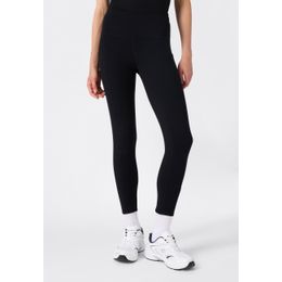 Leggings Champion, Damen, Gr. S (38), N-Gr, schwarz (nbk), Obermaterial: 78% Polyester, 22% Elasthan, Hosen Leggings