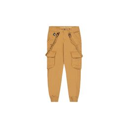 Cargohose Alpha Industries "Utility Pant", Herren, Gr. 31, Normalgr&ouml;&szlig;en, gr&uuml;n (khaki), Obermaterial: 98% Baumwolle, 2% Elastan; Futter: 100% Baumwolle, Hosen Cargohose