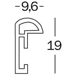 WALTHER DESIGN Walther Kunststoffrahmen KS318H Galeria 13x18cm silber