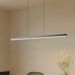 LUCANDE LED-H&auml;ngelampe Solvar, 117 cm, schwarz, CCT, dimmbar