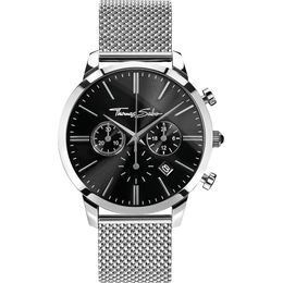 Thomas Sabo Chronograph 'REBEL SPIRIT' Herren Gr&ouml;&szlig;e One Size schwarz / silber