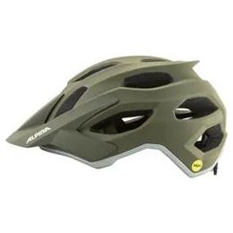 Alpina APAX MIPS Helm - olive matt - mirror bronce - 52-57