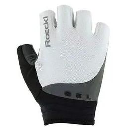 Roeckl ITAMOS 2 Kurzfinger Fahrradhandschuhe - white/smoked pearl - 7