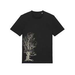 Life-tree Shirt 'Organic Fairwear Pine Tree' male Black size XXL