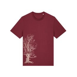 Life-tree Shirt 'Organic Fairwear Pine Tree' male Red size XXL