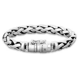 Armband Kuzzoi "Herren Gliederarmband Robust Rund 925 Silber" Gr. 21, silber, Armb&auml;nder, Herren, 21cm, ohne Stein, Silber 925 (Sterlingsilber), Armband
