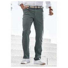 Stretch-Hose John Devin "5-Pocket-Hose, regular-fit", Herren, Gr. 34, L&auml;nge 34, gr&uuml;n, Web, Obermaterial: 97% Baumwolle, 3% Elasthan, unifarben, regular fit lang, Hosen, Chinohose aus elastischer Baumwoll-Qualit&auml;t