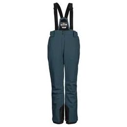 Skihose Killtec "KSW 249 WMN SKI PNTS", Damen, Gr. 46, Normalgr&ouml;&szlig;en, blau (hellpetrol), Oberstoff: 100% Polyester, Futter: 100% Polyester, Wattierung: 100% Polyester, Hosen Skihose, Wasser- und winddicht, abnehmbare Tr&auml;ger, verstellbare Taille