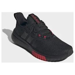 Sneaker Adidas SPORTSWEAR "KAPTIR 4.0", Herren, Gr. 48, core schwarz, core schwarz, pure ruby, Leder, Textil, Schuhe Sneaker